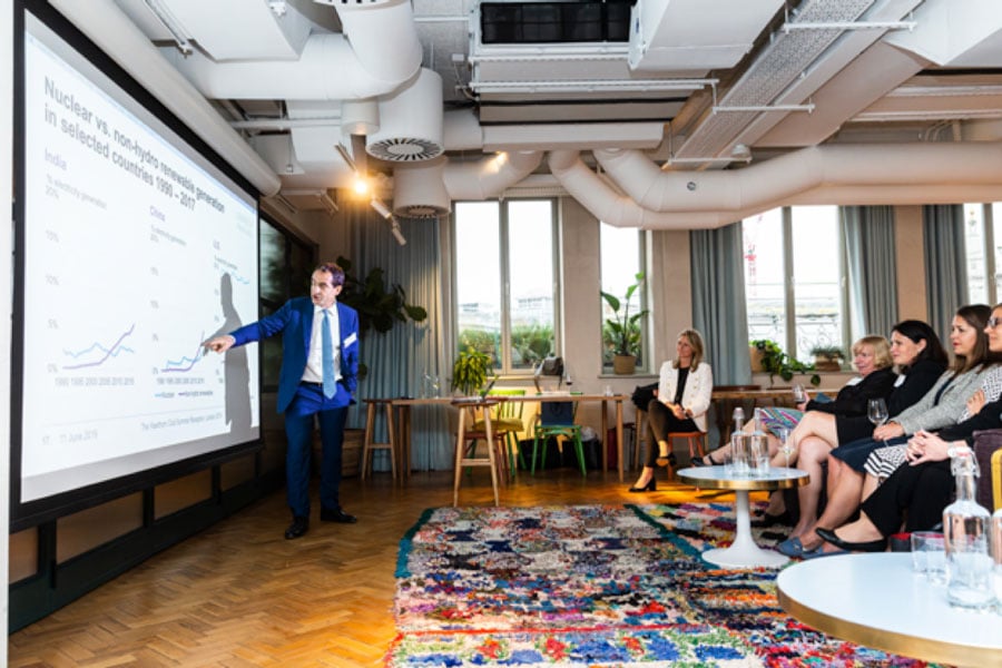 Michael Liebreich at the Conduit Club, London